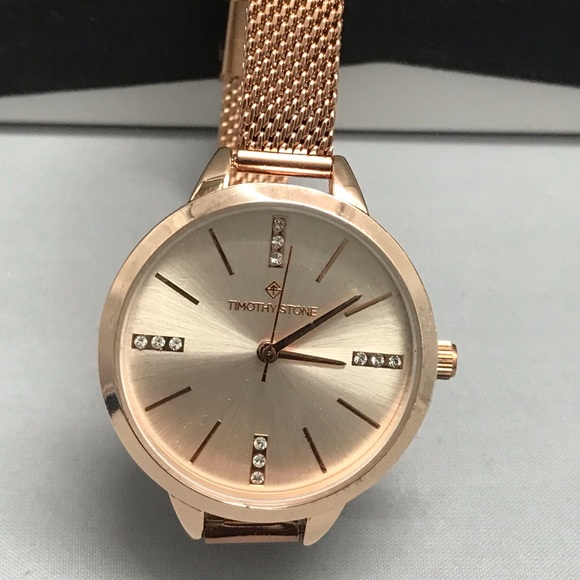 Timothy Stone | Accessories | Bnib Timothy Stone Rose Gold With ...